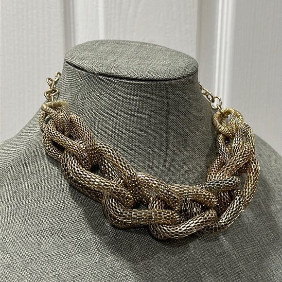 Express | Jewelry | Vintage Express Wire Mesh Statement Necklace | Poshmark